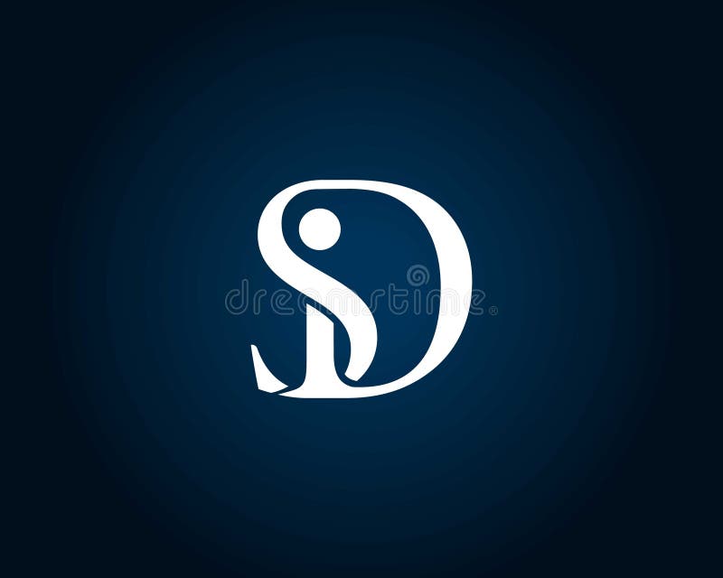 Abstract Letter Sd, Isd, Sdi and Sid Unique Logo Design Concept. Stock ...