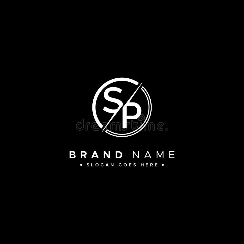 Abstract Letter SP Logo - Initial Monogram Template for Alphabet S and ...