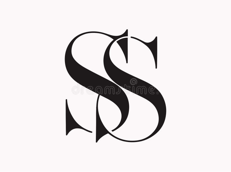 Abstract Letter SS Logo Design. SS Initial Logo Design Monogram for ...