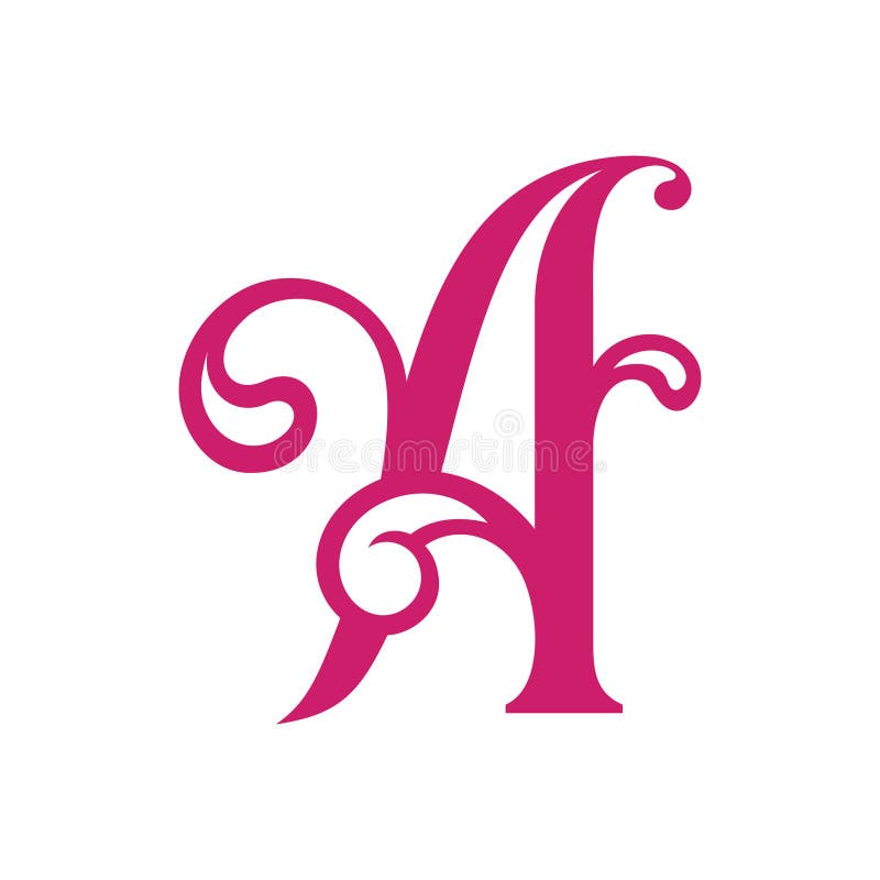 Sign of the letter a stock vector. Illustration of colorful - 119320198