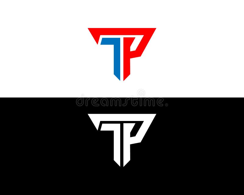 Abstract Letter TP Logo stock vector. Illustration of label - 267921246
