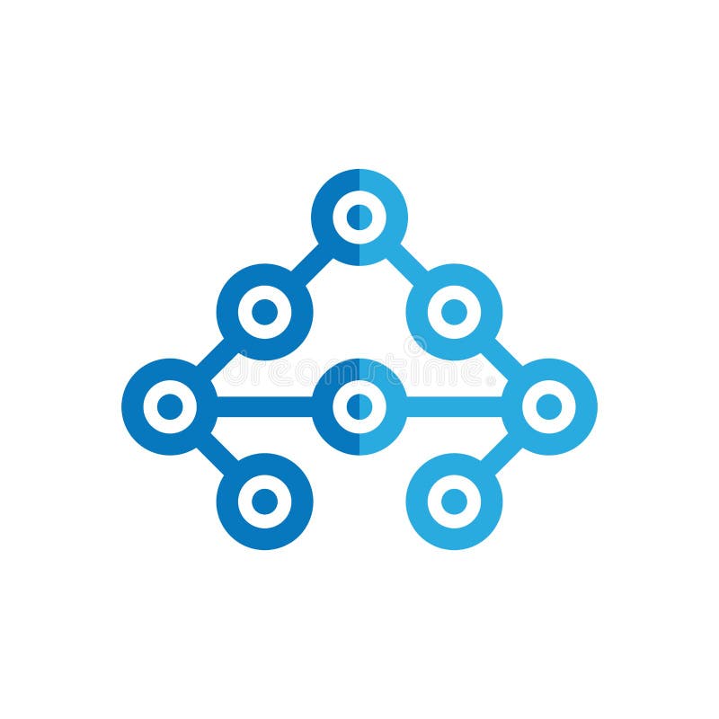 Abstract Letter a Triangle Linked Chain Logo Vector Stock Vector ...