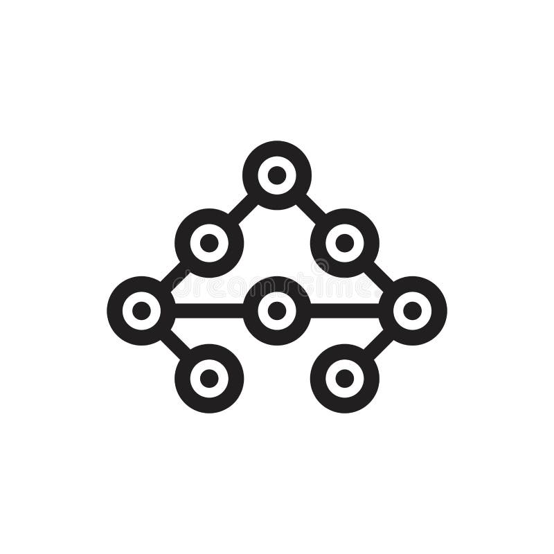 Abstract Letter a Triangle Linked Chain Logo Vector Stock Vector ...