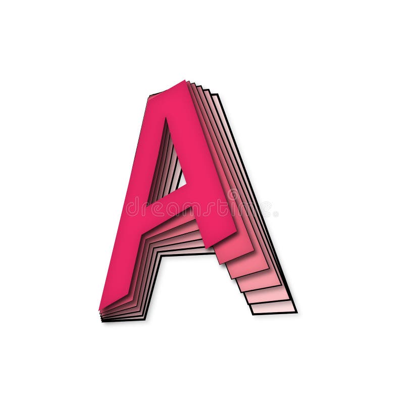 Flip Text Effect. Editable Font Text Effect Vector File. White Paper ...