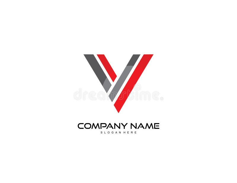 Abstract Letter V, Vv Logo Design Vector Stock Vector - Illustration of ...