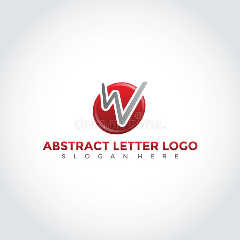 Abstract Letter W Logo Design. Vector Illustrator Eps. 10 Stock Vector ...