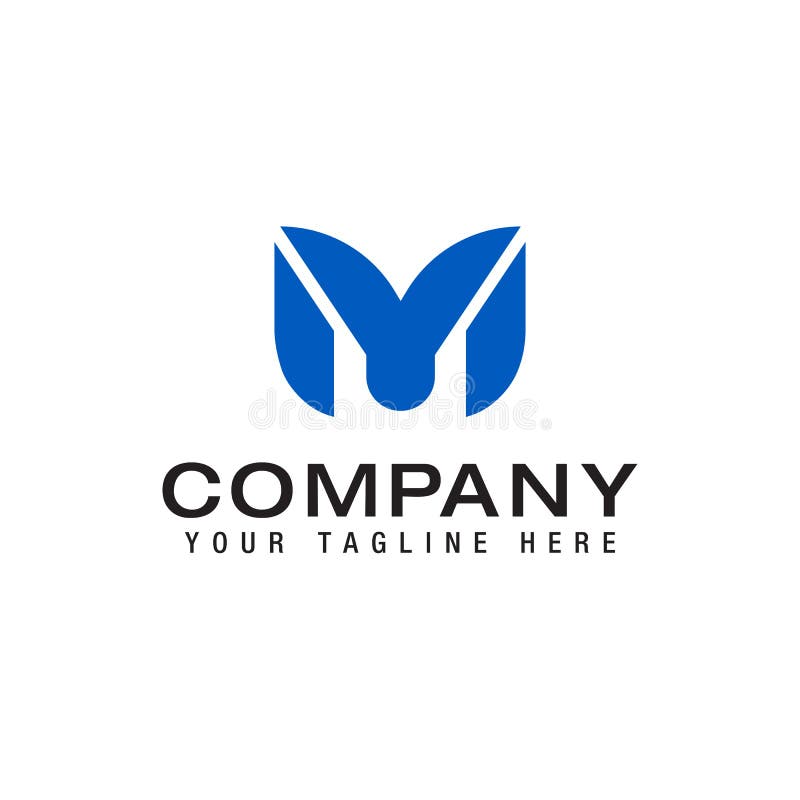 Abstract Letter YM Logo Modern Template Design. Vector Illustration ...