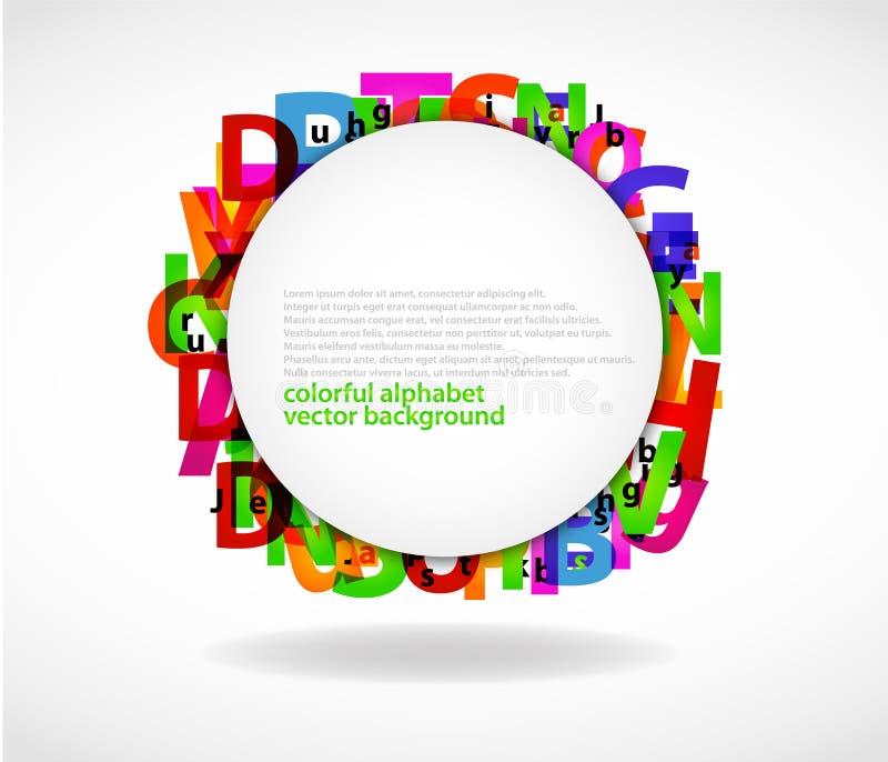 Abstract letters stock vector. Illustration of white - 19835323