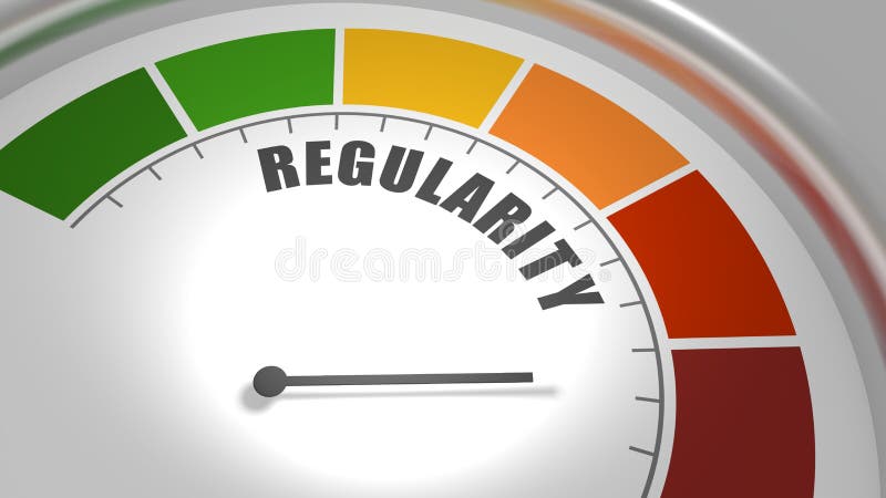 Regularity Measuring Device with Arrow and Scale. 3D Render Stock ...