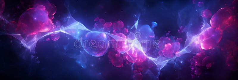 Abstract Levitating Figures in Space, Creating a Sense Infinity ...