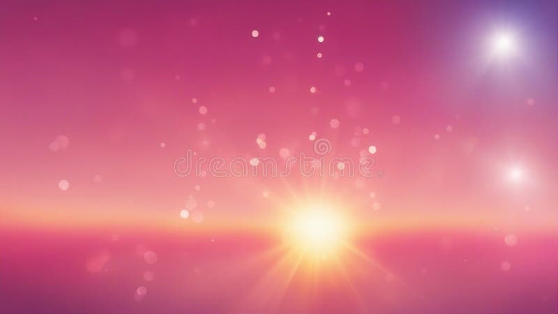 Abstract Light Background a Bright Pink Background with a Sun Shining ...