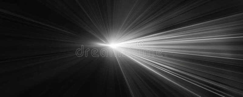 Abstract Light Beams in a Dark Space Stock Image - Image of bright ...
