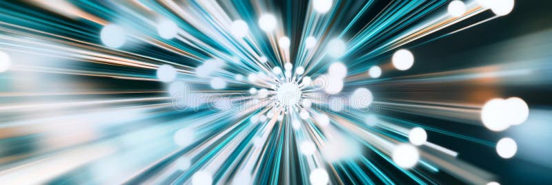 Abstract Light Beams Exploding from Center, Suitable As Dynamic ...