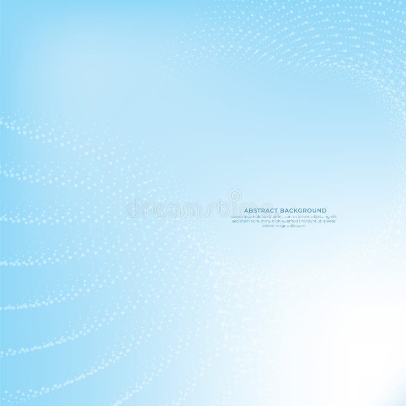 Abstract Light Blue Background with Dots and Lines, Abstract Template ...