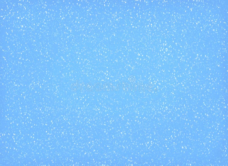Abstract Light Blue Background. Snowfall on a Light Blue Background ...