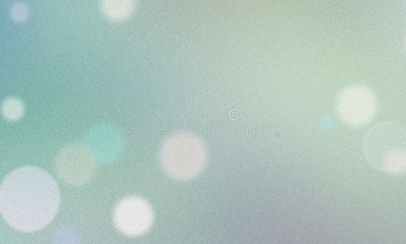 Abstract Light Blue Background with White Blurred Circles and Grainy ...