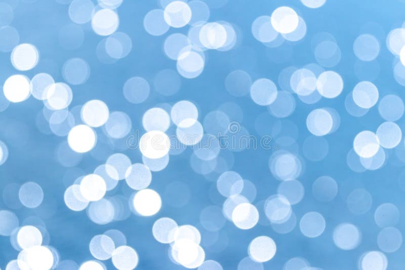 Abstract Light Blue Background with White Bokeh_ Stock Photo - Image of ...