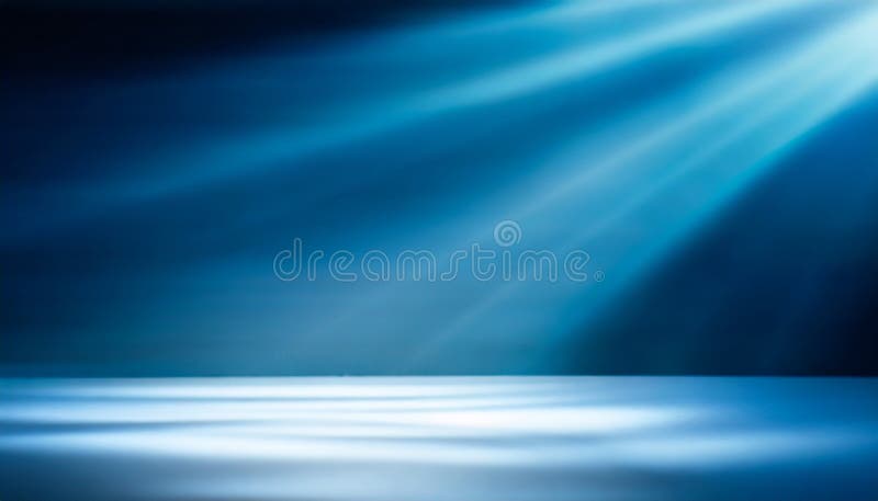 Abstract Light Blue Blurred Background with Beautiful Lighting Spots ...