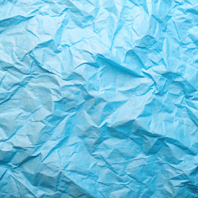 Abstract Light Blue Crumpled Paper Texture for Creative Designs Stock ...