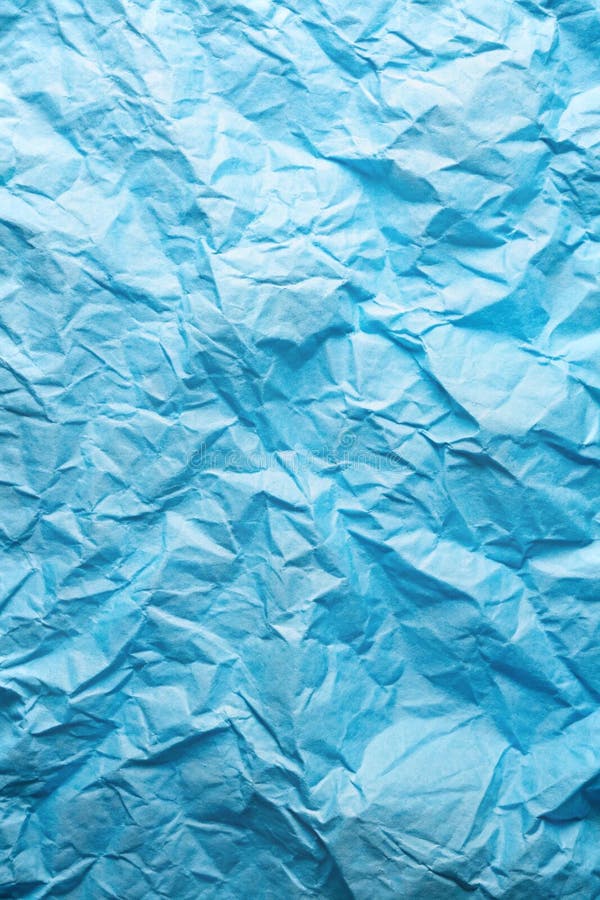 Abstract Light Blue Crumpled Paper Texture for Creative Designs Stock ...