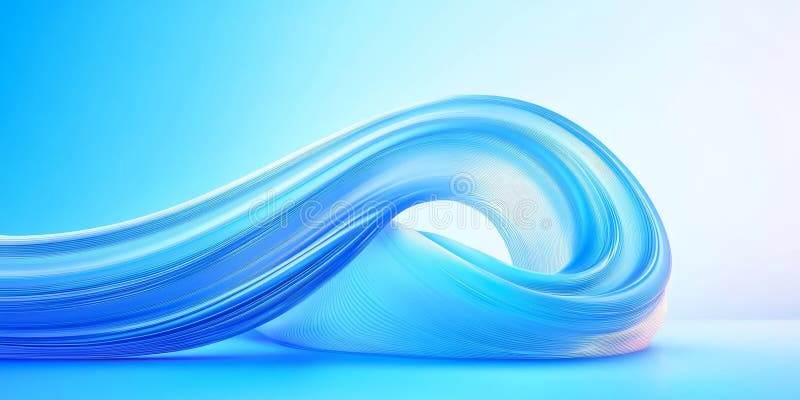 An Abstract Light Blue 3D Gradient Background that Captivates with Its ...