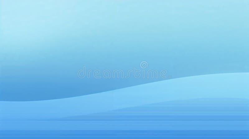 Abstract Light Blue Digital Artwork Soft Gradient Waves Subtle ...
