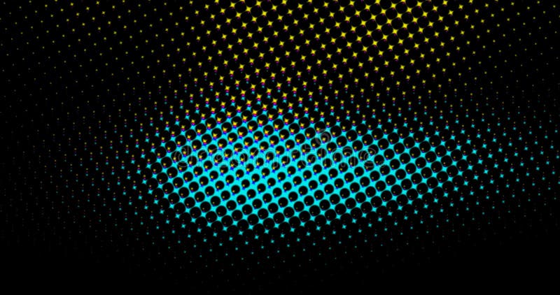 Abstract Light Blue Dots Overlay Colorful Pattern with Circles Geometry ...