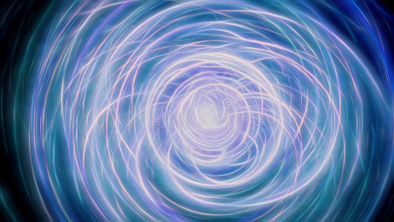 Abstract Light Blue Energy Circles Stock Illustration - Illustration of ...