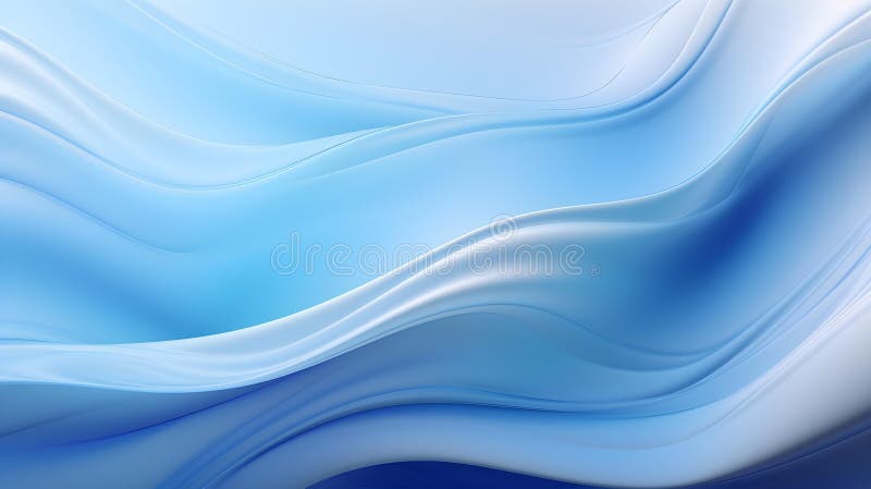 Abstract Light Blue Fluid Wave Background for Modern Presentations ...