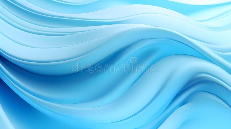 Abstract Light Blue Fluid Wave Background for Modern Presentations ...