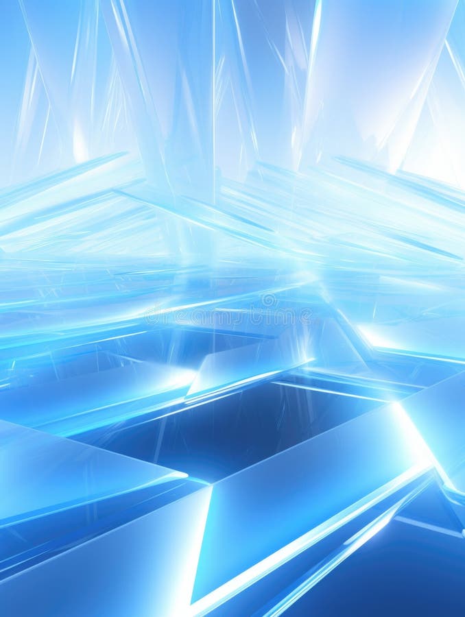 Abstract Light Blue Futuristic Background, Abstract Illustration Stock ...