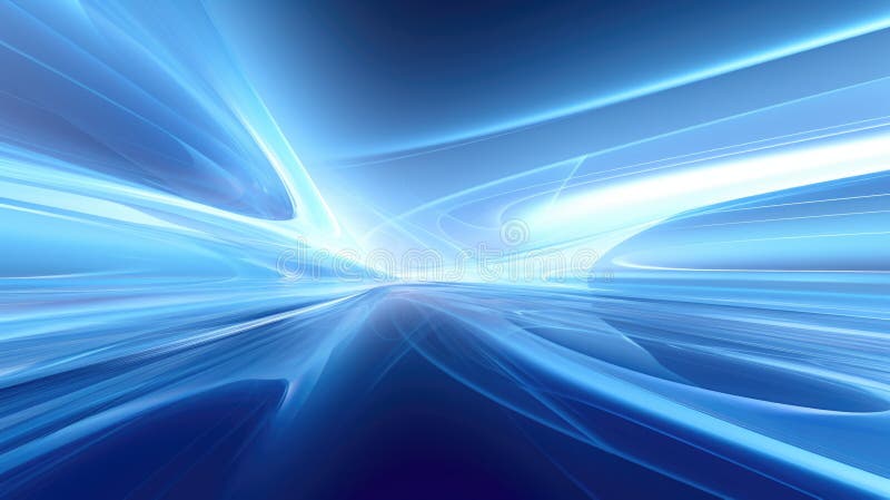 Abstract Light Blue Futuristic Background, Abstract Illustration Stock ...