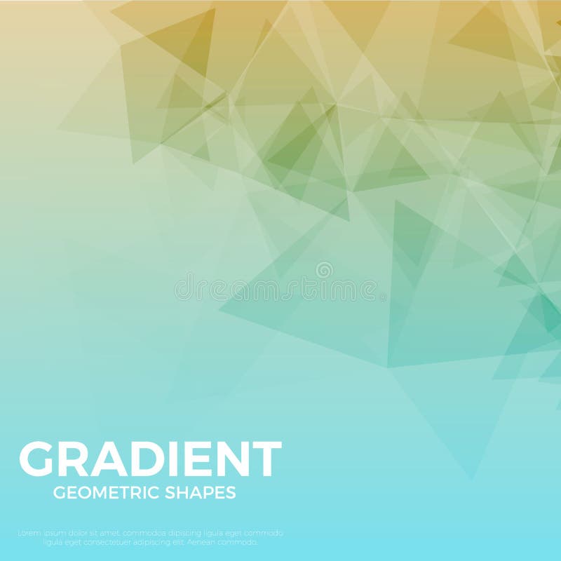 Abstract Light Blue Geometric Background. Low Polygonal Vector Mosaic ...