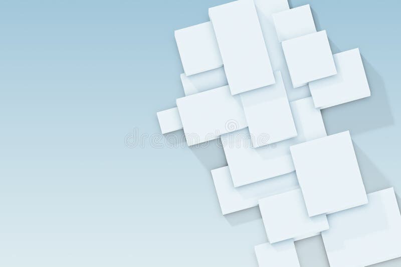 Abstract Light Blue Geometric Shapes on Gradient Background Stock ...