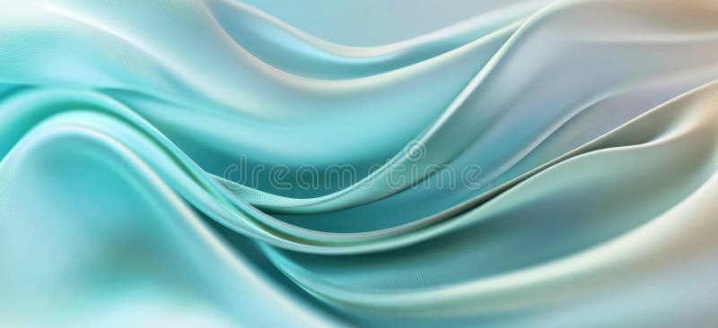 Abstract Light Blue Gradient Defocused Background with Smooth Lines ...