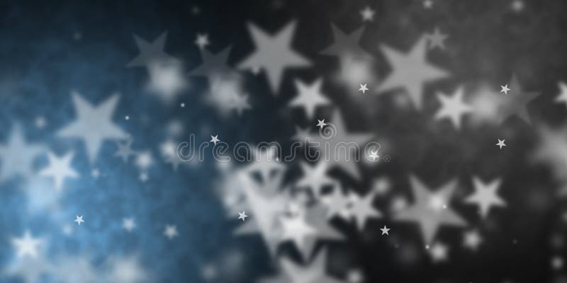 Abstract Light Blue and Grey Background with Flying Stars Stock ...