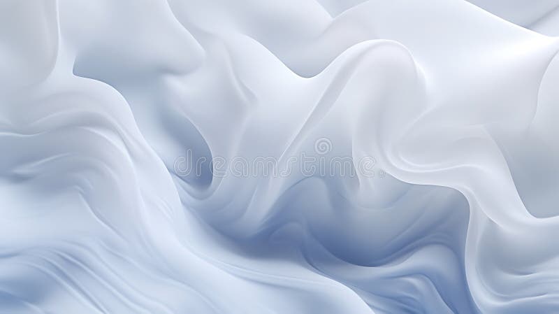 Abstract Light Blue Material Flowing and Waving Gently Stock ...