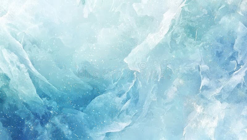 An Abstract Light Blue Particle Painting with Sky Clouds As a Backdrop ...