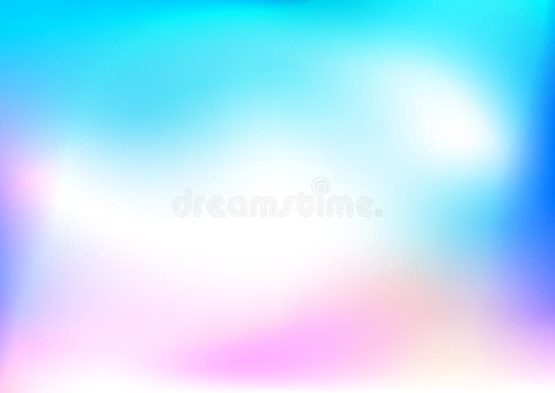 Abstract Light Blue Pastel Gradient Color Background. Blurred Light ...
