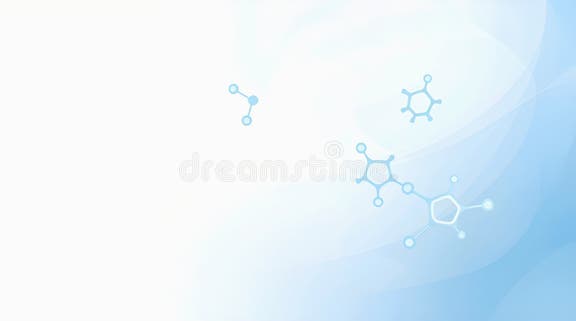 Abstract Light Blue Scientific Molecular Structure Background Stock ...