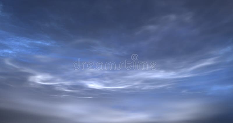 Abstract Light Blue Sky and Dark Clouds Shining Starry Surface Aerial ...
