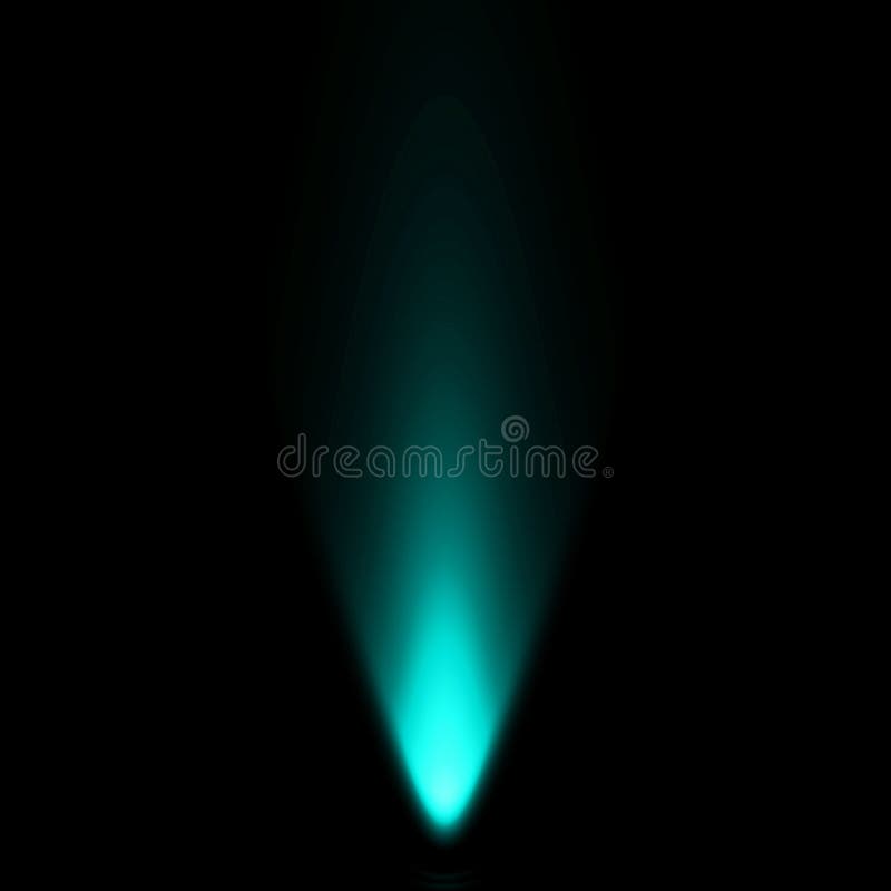 Abstract Light Blue Spotlight Warm Ray Light Effect Overlay Realistic ...