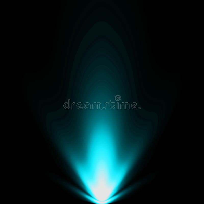Abstract Light Blue Spotlight Warm Ray Light Effect Overlay Realistic ...