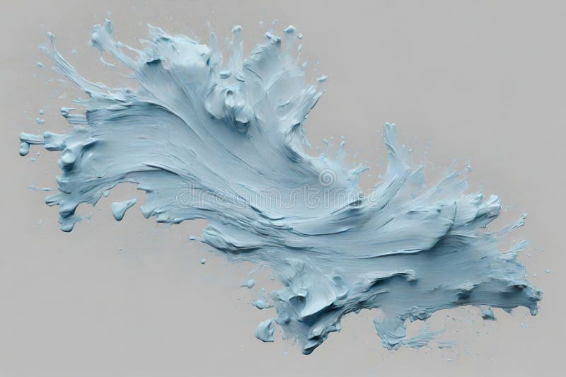 Abstract Light Blue Stroke of Paint Texture Background Stock ...