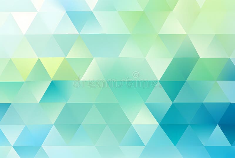 Abstract Light Blue Teal Geometric Triangle Background Stock ...