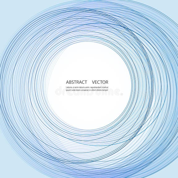Abstract Light Blue Vortex Text Presentation Layout Stock Vector ...