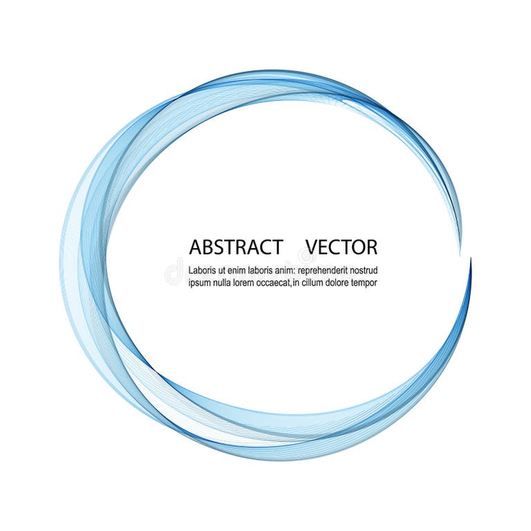 Abstract Light Blue Vortex Text Presentation Layout Stock Vector ...