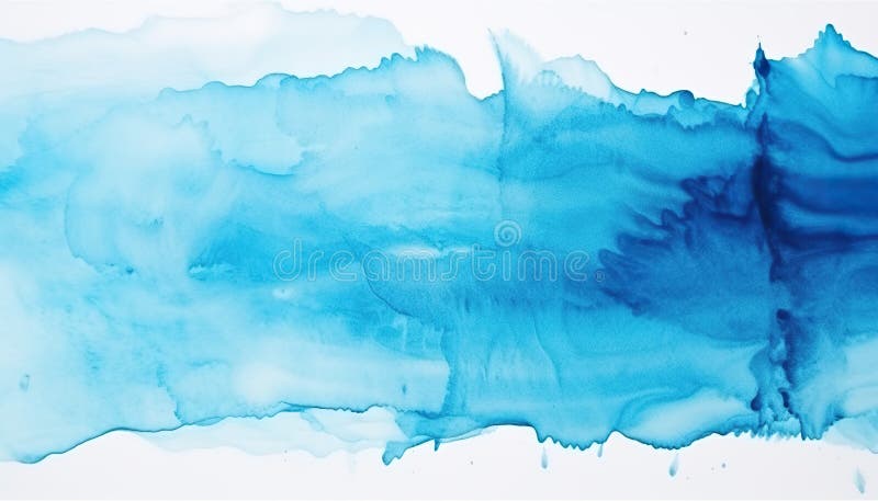 Abstract Light Blue Watercolor Paint Flow Texture Pattern Shape ...