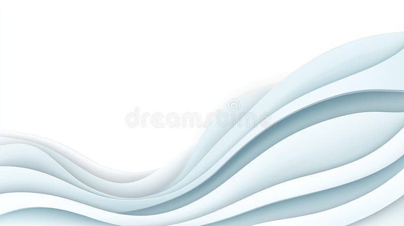Abstract Light Blue Wave Background Stock Illustration - Illustration ...