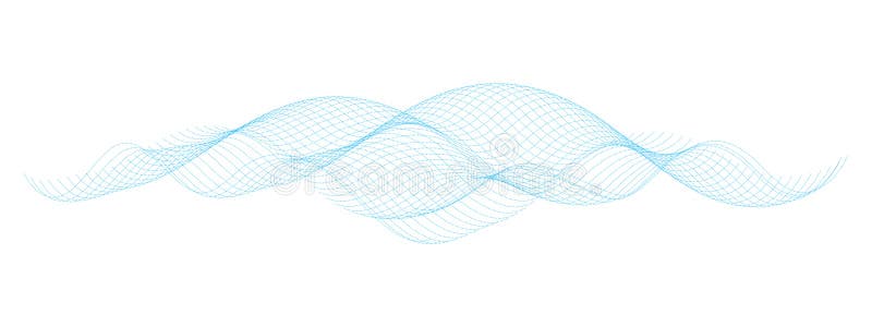 Abstract Light Blue Wave Dots Pattern Vector Illustration or ...